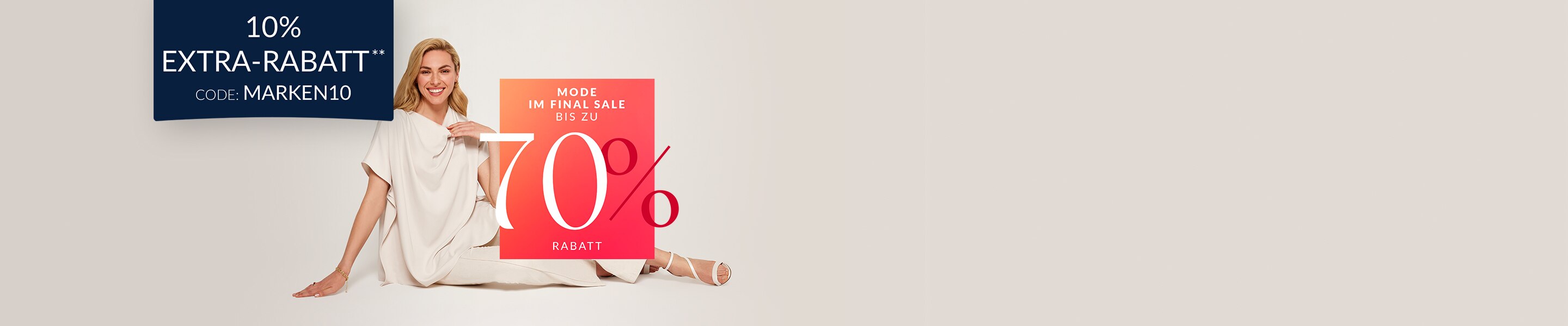 10 % Extra-Rabatt** auf beliebte Marken | HSE